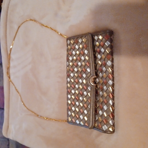 Morris Moskowitz | Bags | Classy Morris Moskowitz Genuine Leather Gold ...